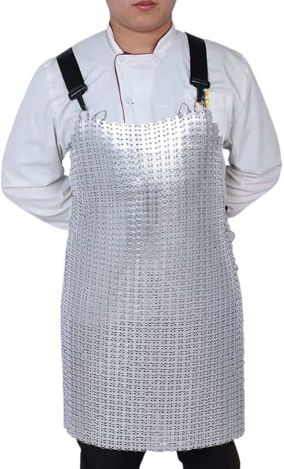 Heavy Duty Butcher Metal Apron, Cut Resistant Vintage Aluminum Plates ...