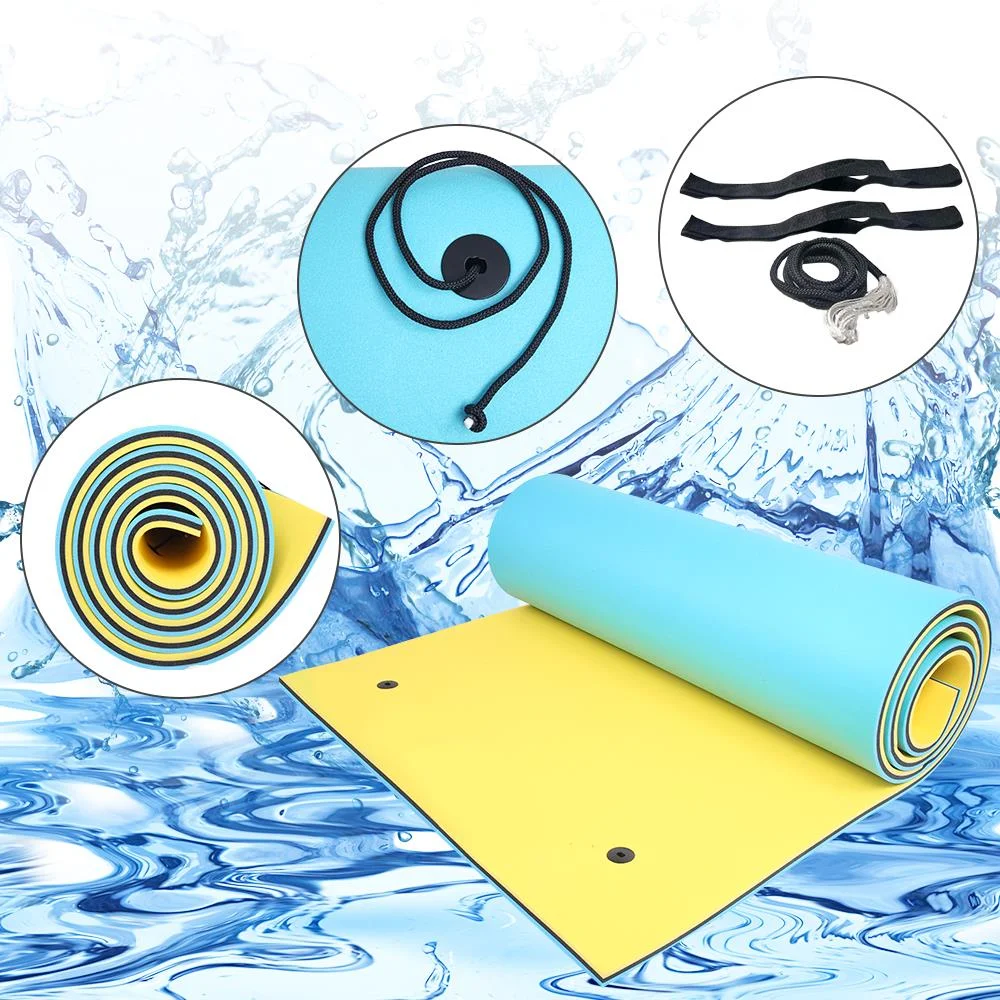 Ktaxon 18ft x 6ft Floating Water, 3-Layer Pad Foam Mat, for Unisex, Sea ...
