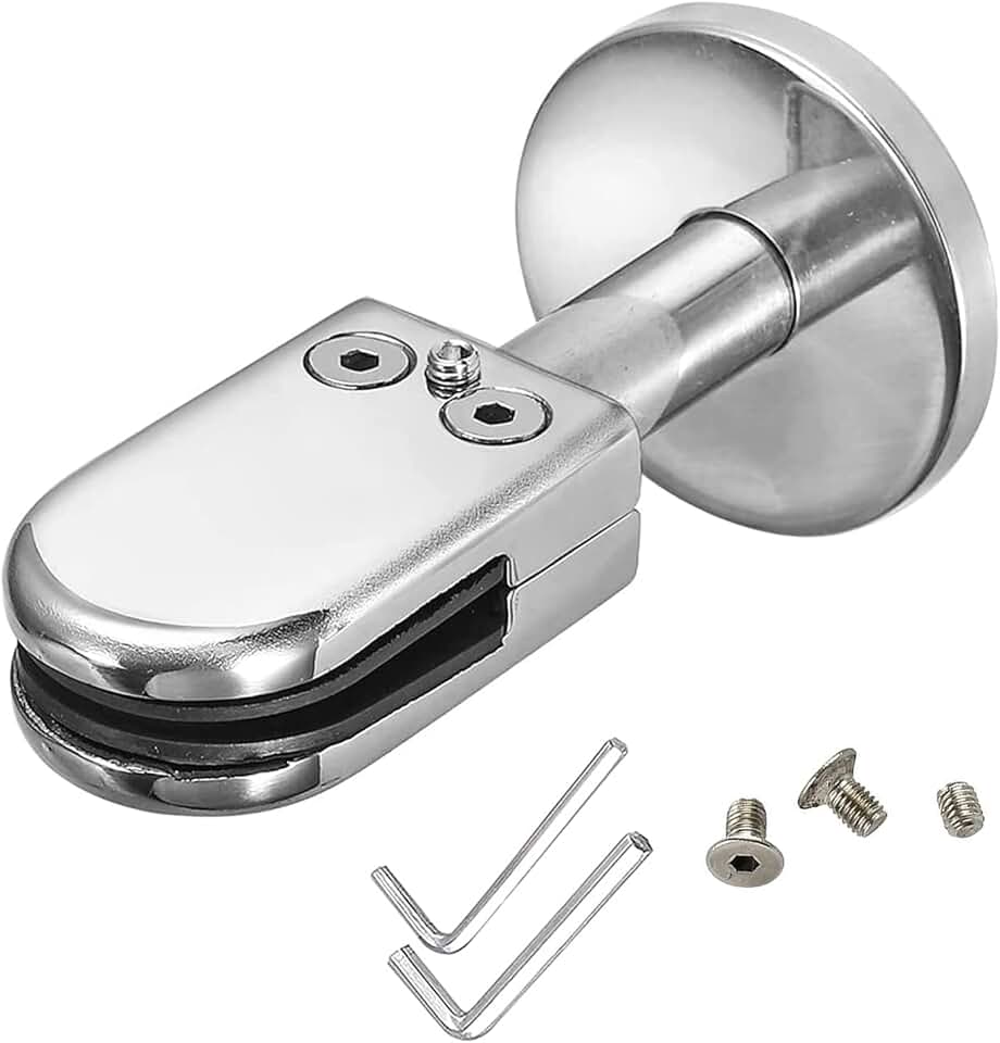 20PCS Glass Clamp Clips, Adjustable Glass Bracket,Stainless Steel 304 ...