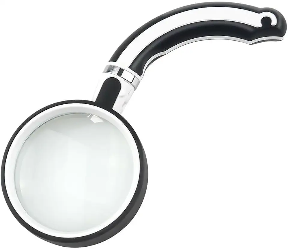 Handheld Rubber Folding Rotating Handheld Glass Lens Reading Jewelry ...