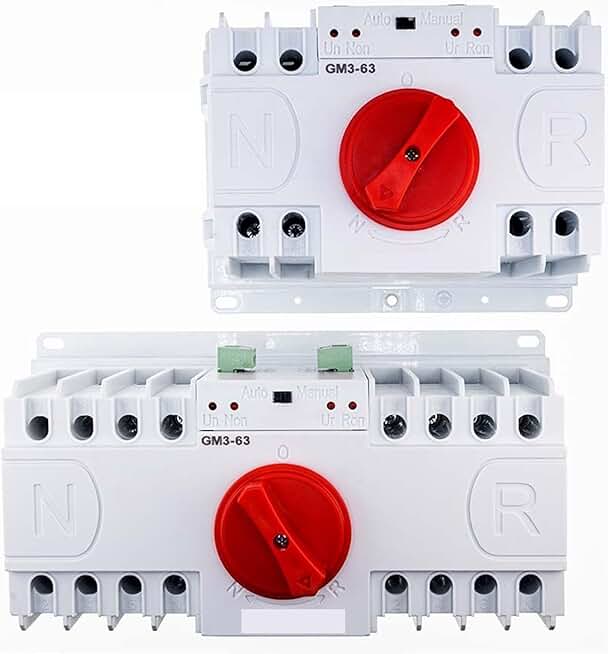 Dual Power Automatic Transfer Switch 2P 3P 4P 63A -32A Circuit Breaker ...