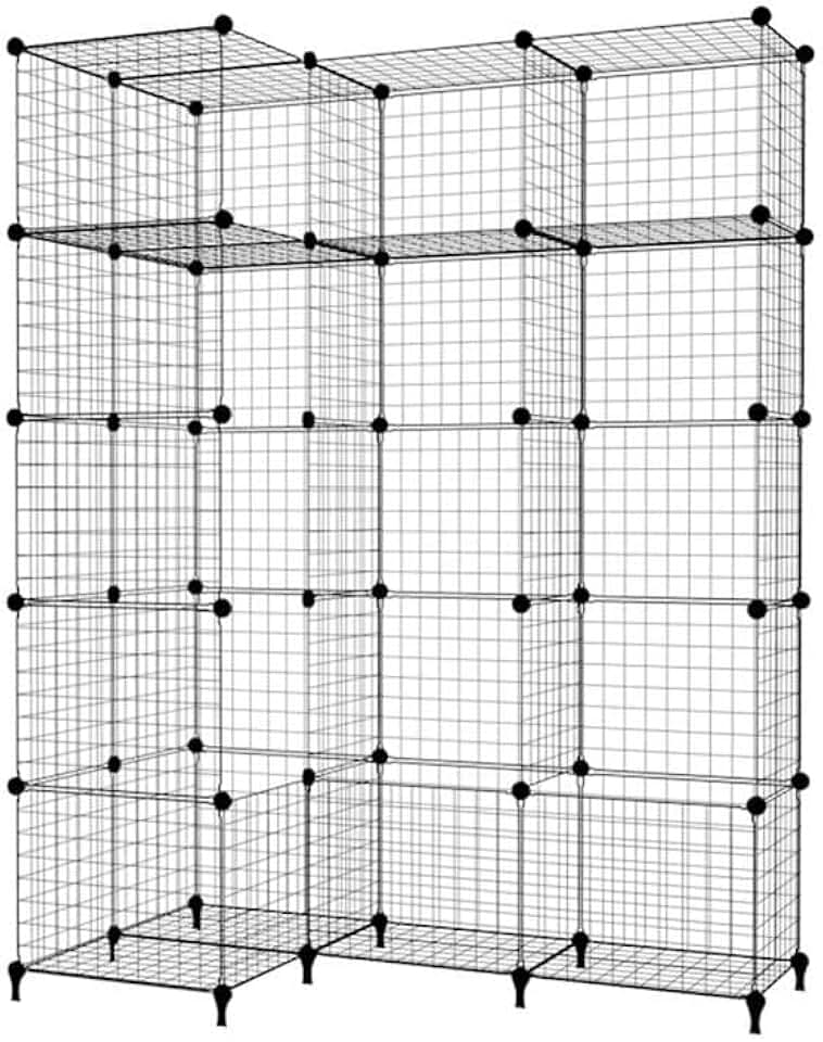® Large Cube Storage -14"x19" Depth Organizer Shelves Clothes Dresser ...
