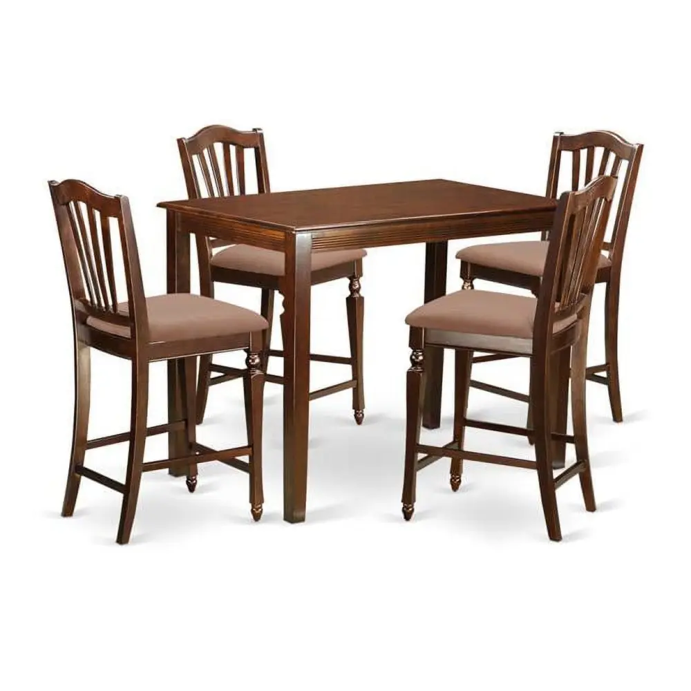 East West Furniture Counter Height Dining Table and 4 Chair – Yarmouth ...