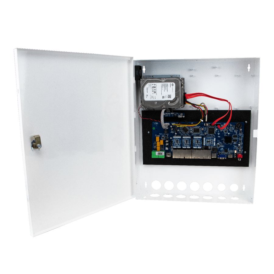 Speco 4K H.265 Wall Mount NVR with Facial Recognition and Smart Analytics - 2 TB HDD - Arizona ...