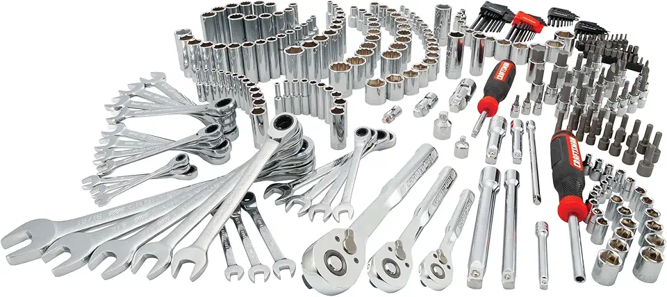 CRAFTSMAN Mechanics Tool Set, 298 Piece Hand Tool and Socket Set SAE ...