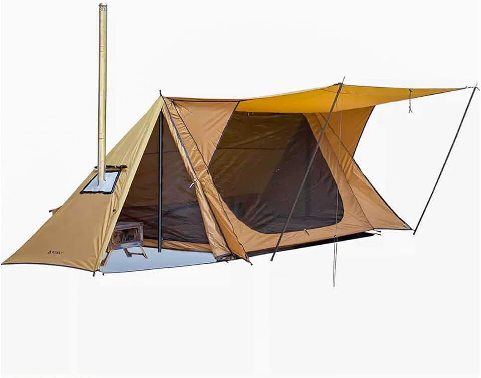 STOVEHUT 70 Hot Tent with Two Tarp Poles and Two Tent Poles | Latest ...