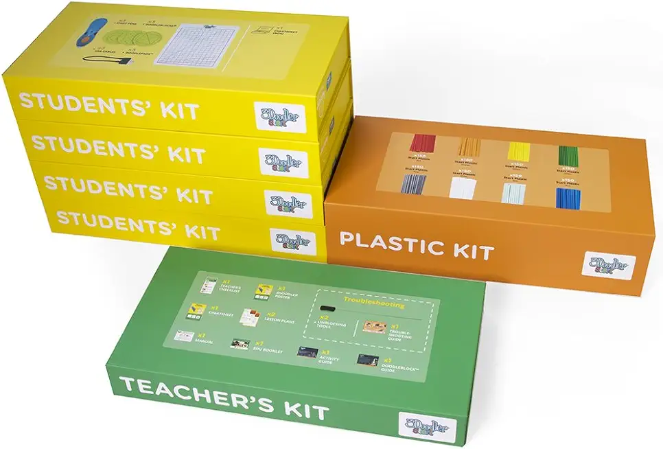 3Doodler EDU Start Learning Pack, Full Set (2021 Version), with x12 3D ...