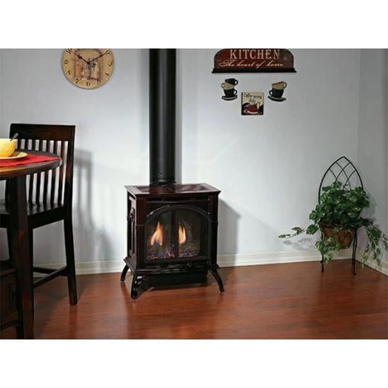 Comfort Systems Heritage Cast Iron Stove - Liquid Propane, Porcelain ...