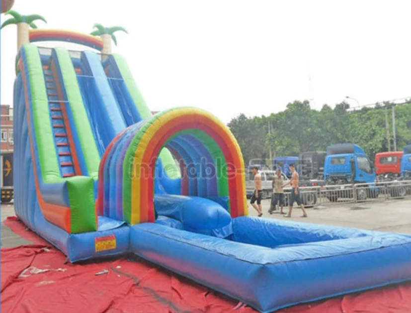 Truck Inflatable Slide Theme Inflatable Slide Long Inflatable Slides ...