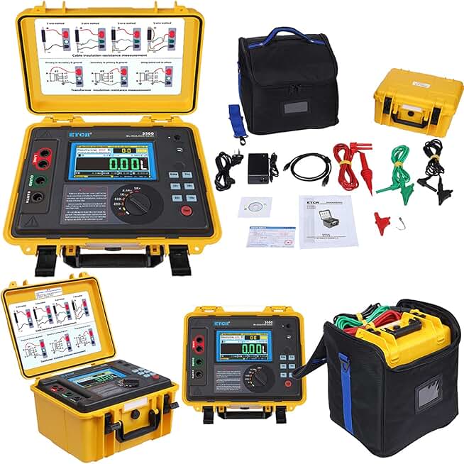 High Voltage Insulation Tester Insulation Resistance Tester With 5kV ...