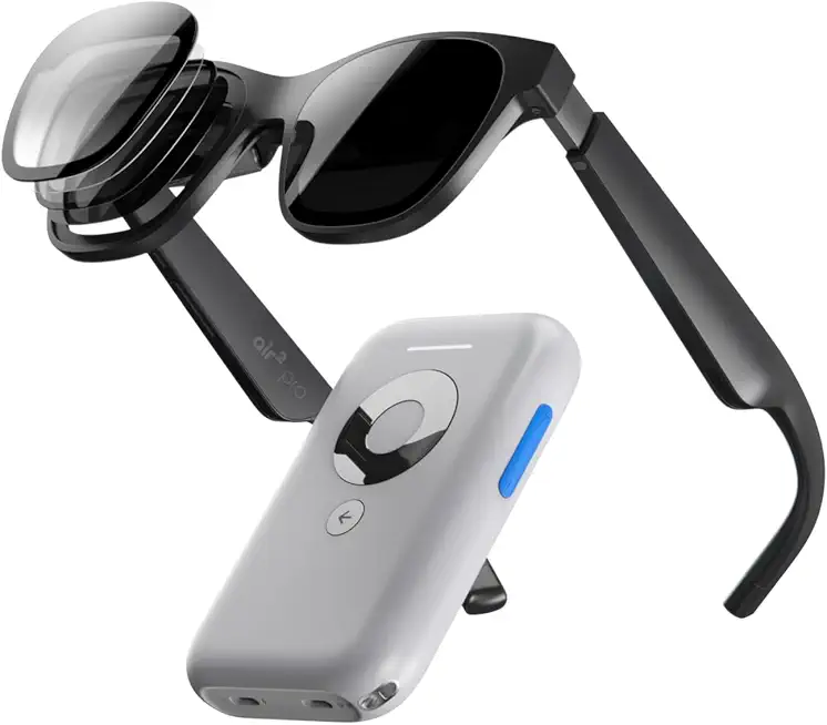 XREAL Air 2 Pro AR Glasses and Beam Bundle, The Ultimate Wearable ...