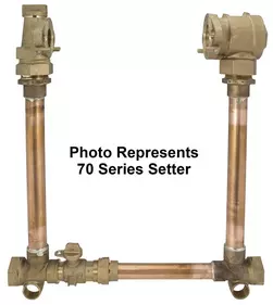 Ford Meter Box FIPT Brass and Copper Straight Meter Setter - Costco Arizona