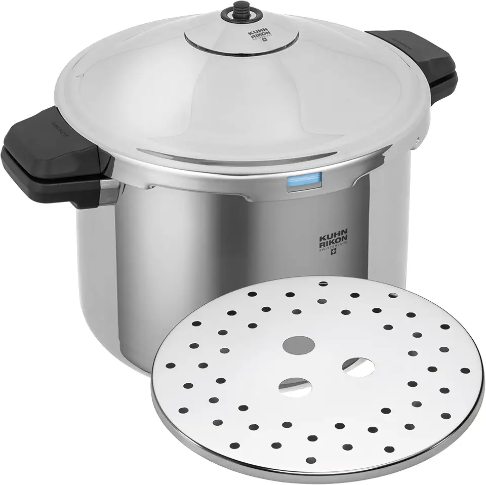 Kuhn Rikon DUROMATIC® Pressure Cooker 11” 8.45 qt family of 6 wide base ...