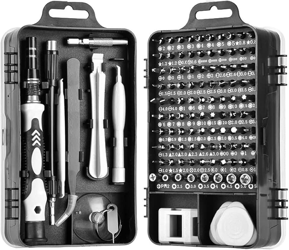 Gray Magnetic Screwdriver Set Precision Torx 115 In 1 Screwdriver Set ...
