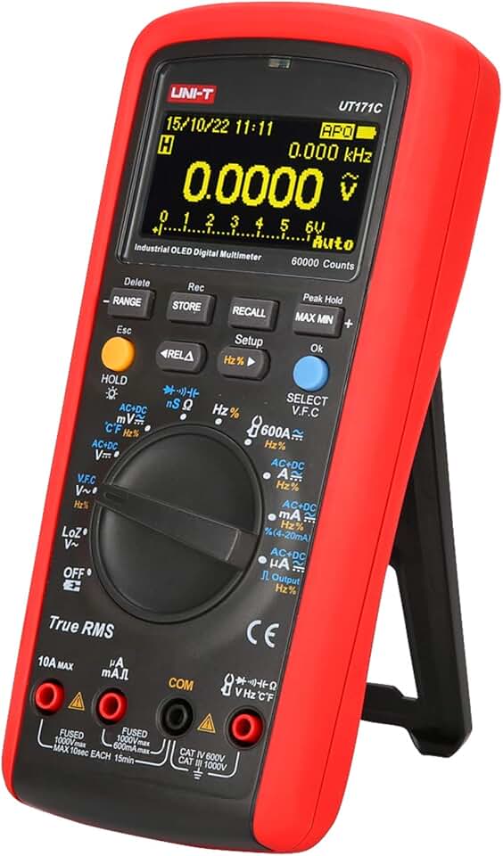 UNI-T Industrial Digital Multimeter UT171C, True RMS 60,000 Counts ...