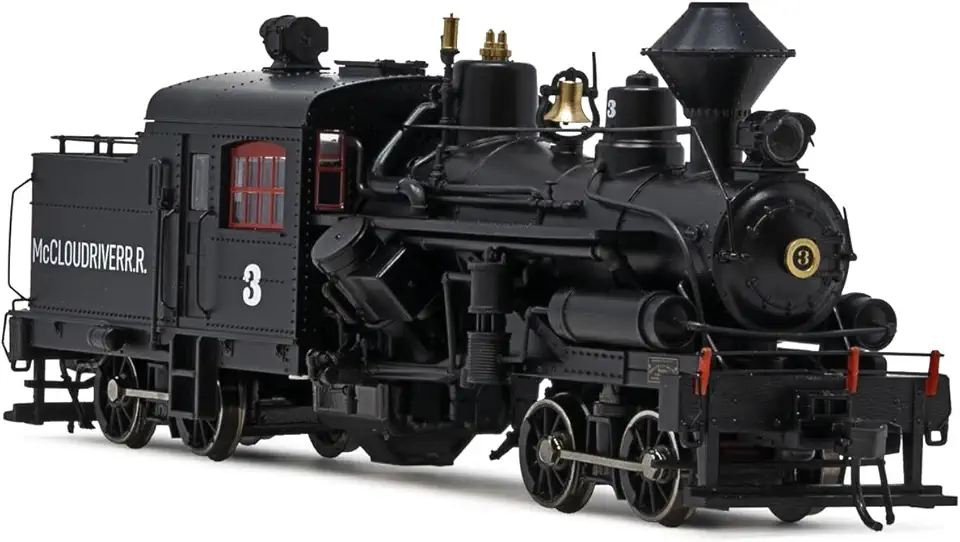 Heisler Steam Locomotive McCloud River Railroad #3 2-Truck Model HO ...