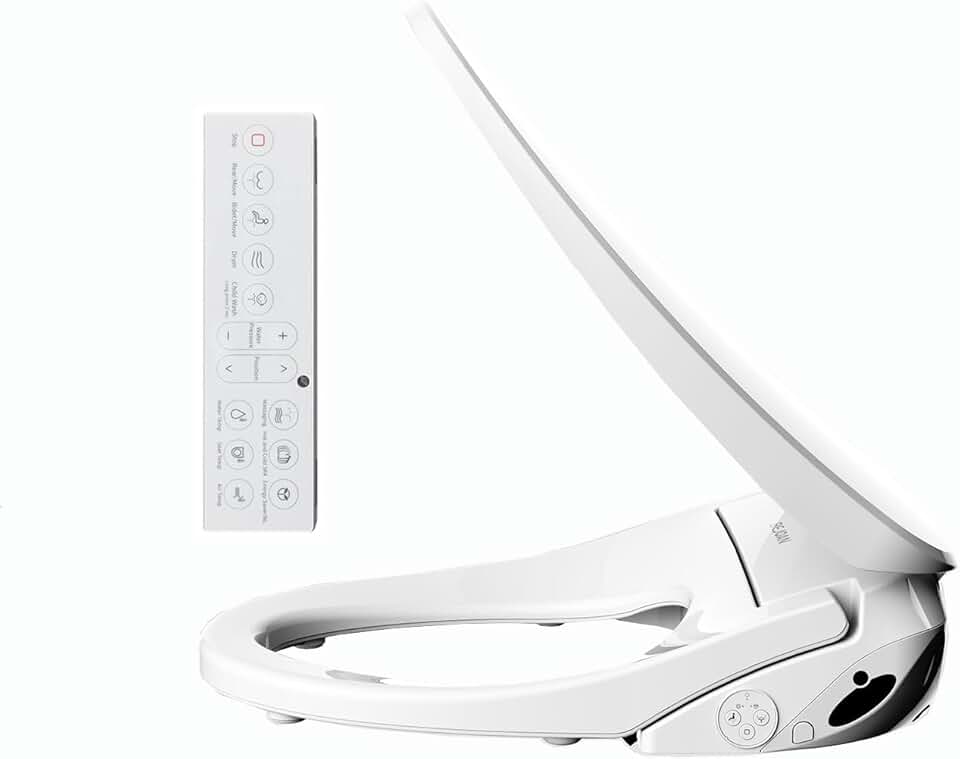X1 Electric Bidet Seat for Elongated Toilets with Remote Control ...