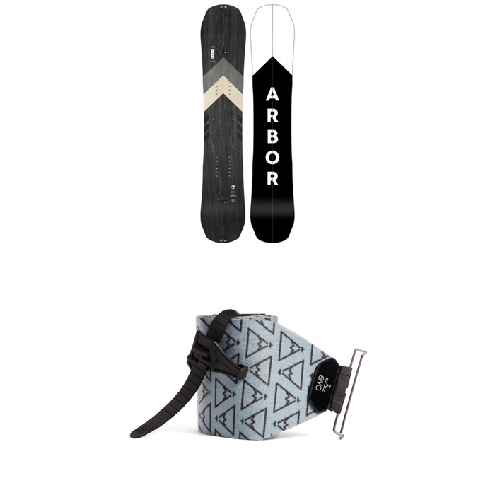 Arbor Coda Rocker Splitboard + evo x Pomoca Pro Glide Splitboard Skins 2024 - Costco Arizona