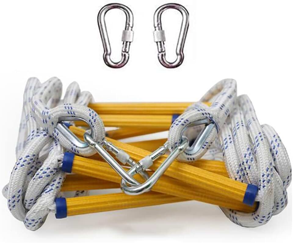 Fire Escape Ladder 2-8 Story Emergency Safety Rope Ladders Weight ...