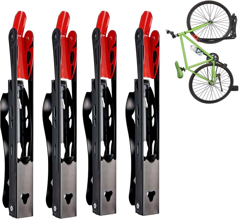 Wallmaster BIKEPAL Swivel Bike Rack, Wall Mounted Bike Storage System ...