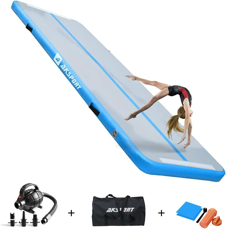 Gymnastics Air Mat Tumble Track Tumbling Mat Inflatable Floor Mats with ...