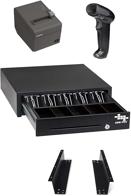 POS Hardware Bundle for Square - Cash Drawer, Mounting Brackets ...
