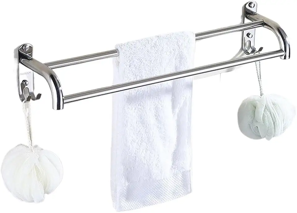 Stainless Steel Towel Rack Single Bathroom Hanging Rod Rod Extension ...