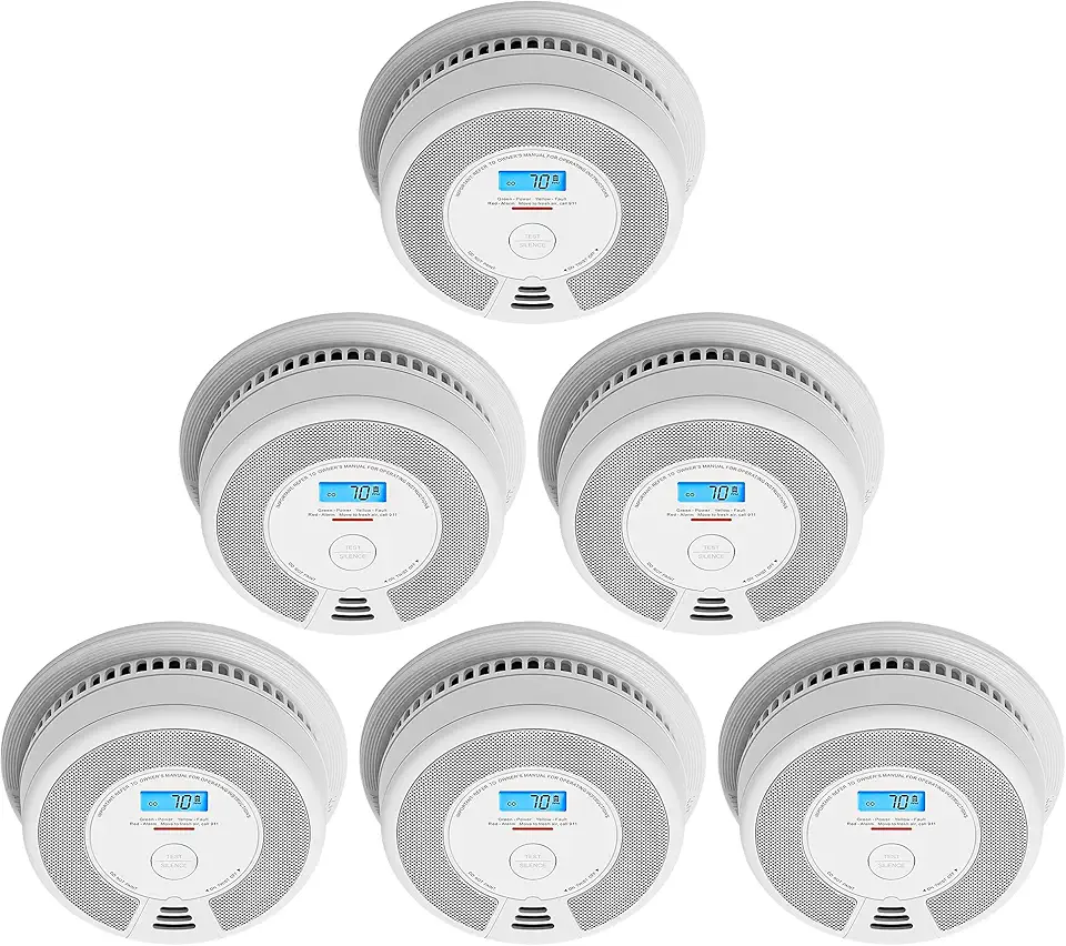 X-Sense Wireless Interconnected Combination Smoke and Carbon Monoxide ...