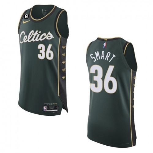 Boston Boston Celtics #36 Marcus Smart Nike Turquoise 2022-23 Authentic ...