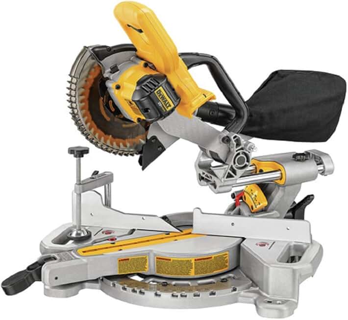 DEWALT 20V MAX 7-1/4-Inch Miter Saw, Tool Only, Cordless (DCS361B ...