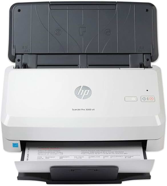 HP ScanJet Pro 3000 s4 Sheet-Feed Scanner (6FW07A),Light Grey - Arizona ...