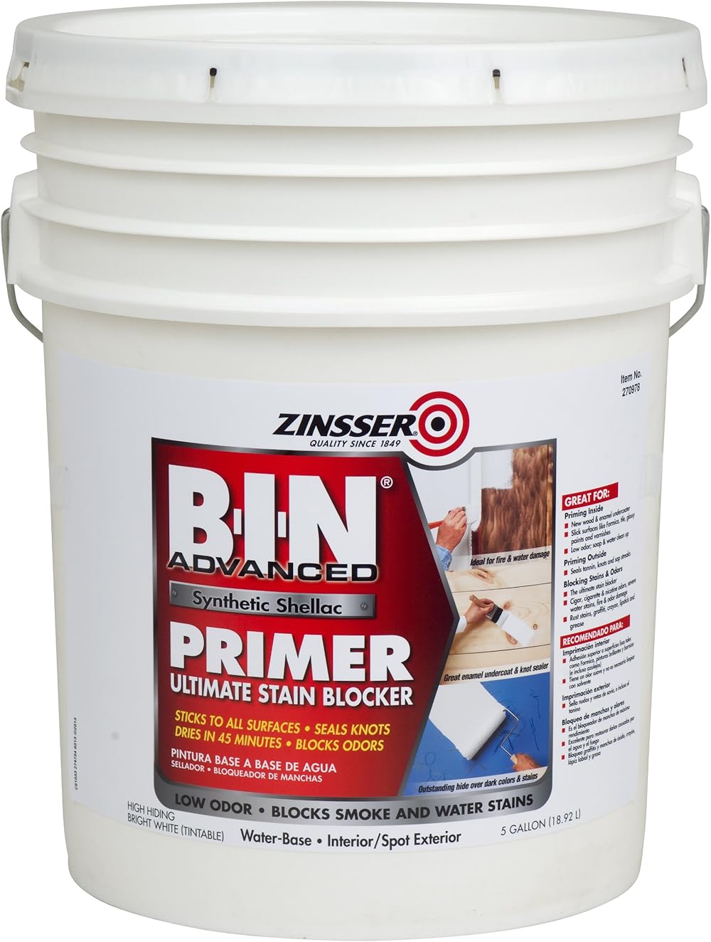 Rust-Oleum Corporation 270978 Advanced Synthetic Shellac Primer, 5 ...