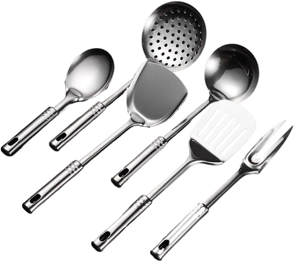 Kitchen Utensils Set, For Non-stick Pan Kitchen Tool Ladle And Wok ...