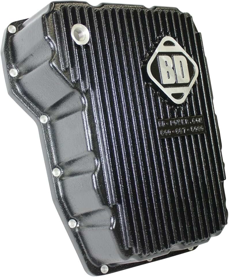 BD Diesel Performance 1061525 Transmission Pan, Black - Arizona Outlet