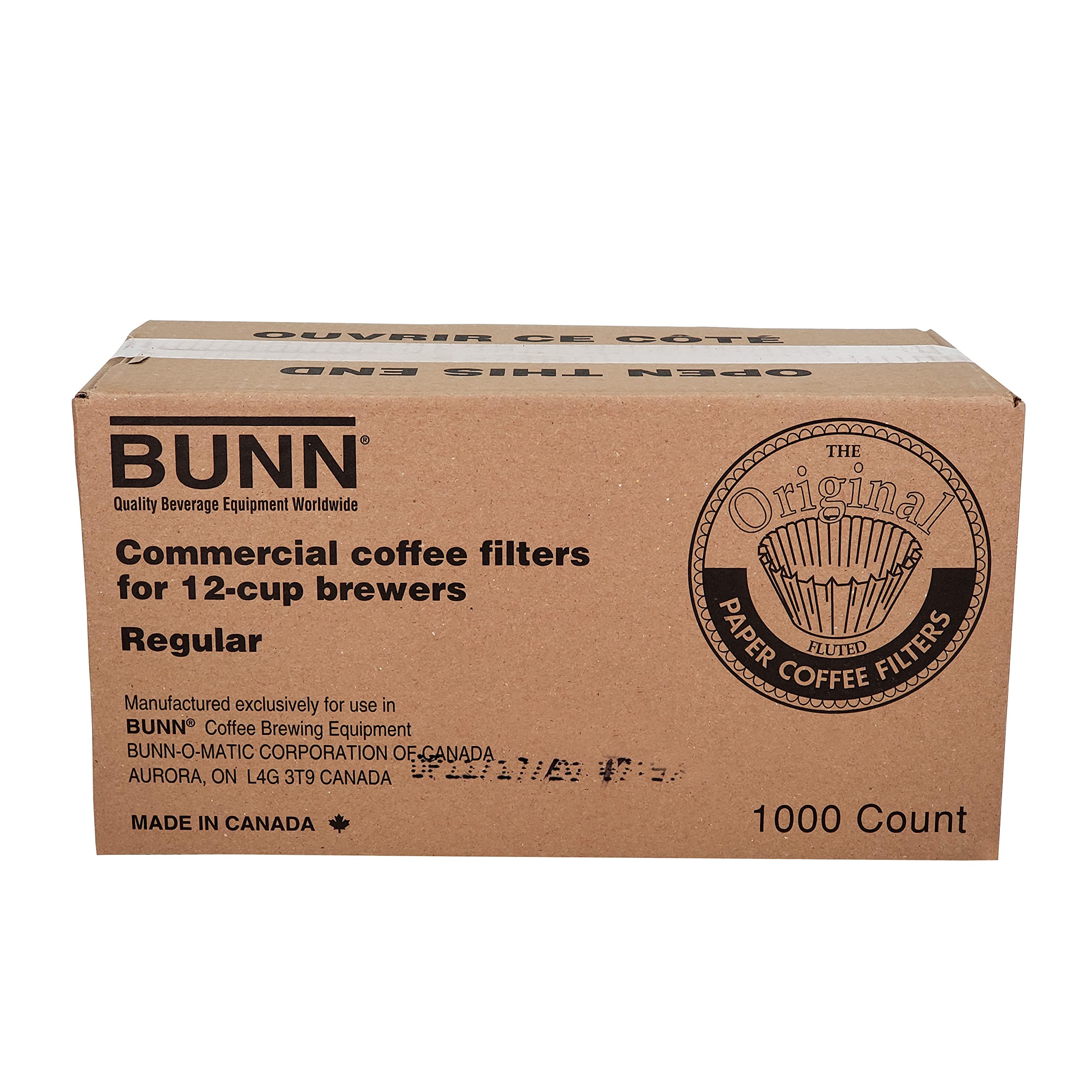 BUNN 12-Cup Commercial Coffee Filters, 1000 count, 20115.0000 - Costco ...
