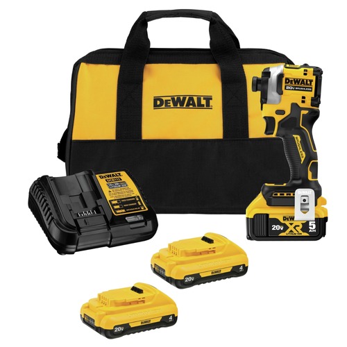 Dewalt 20V MAX ATOMIC Brushless Lithium-Ion 1/4 in. Cordless 3-Speed ...