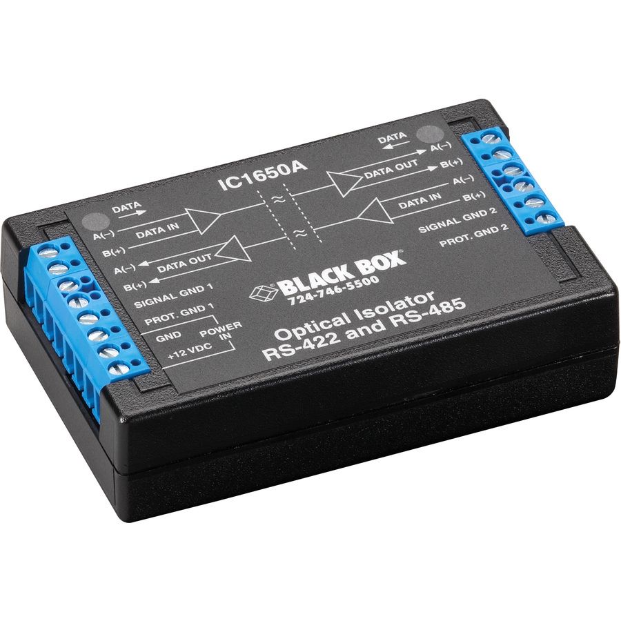 Black Box RS-422 and RS-485 Optical Isolator/Repeater - Arizona Outlet