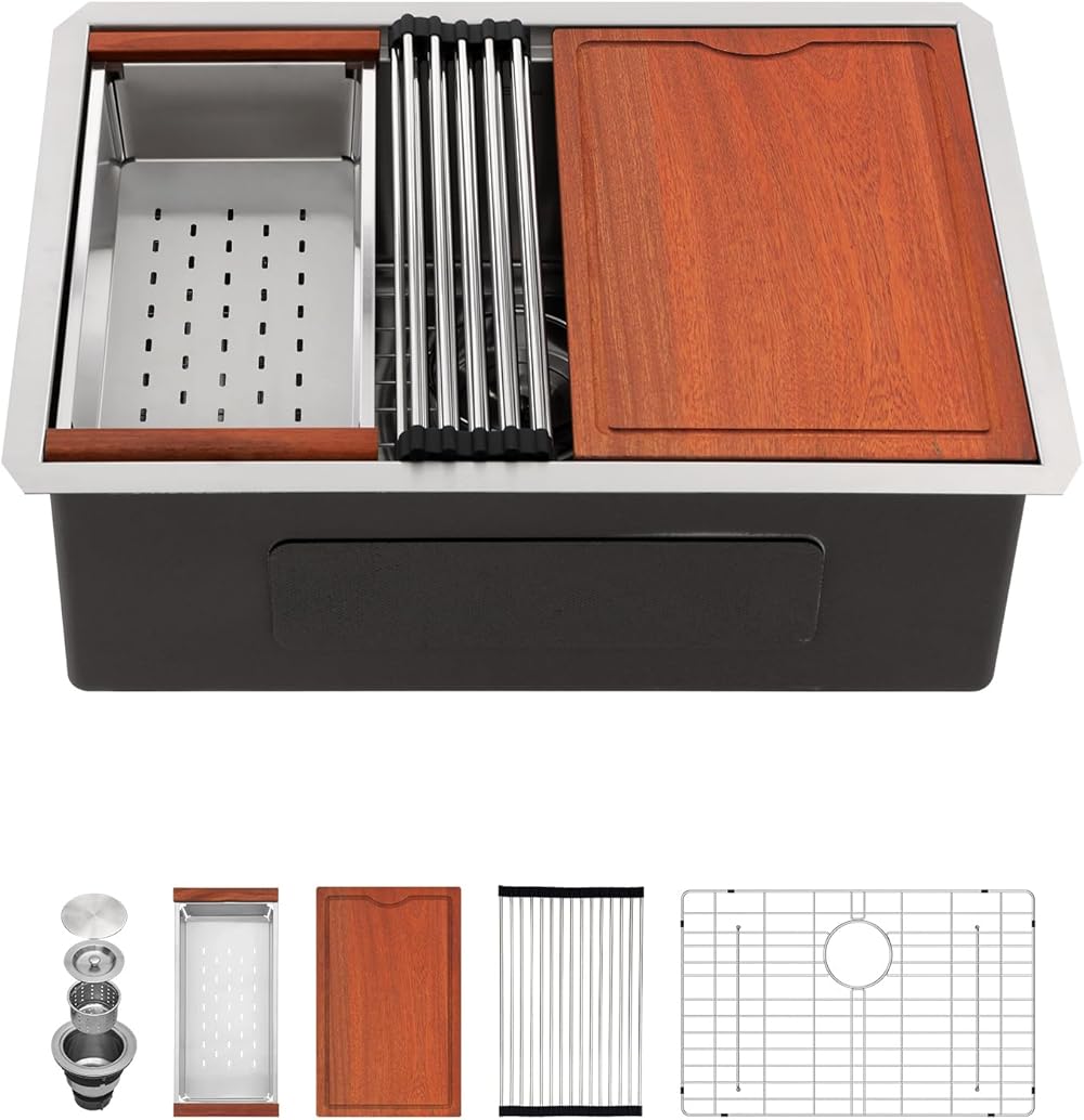 27 Kitchen Sink Stainless Steel - Lofeyo 27 Inch Kitchen Sink ...