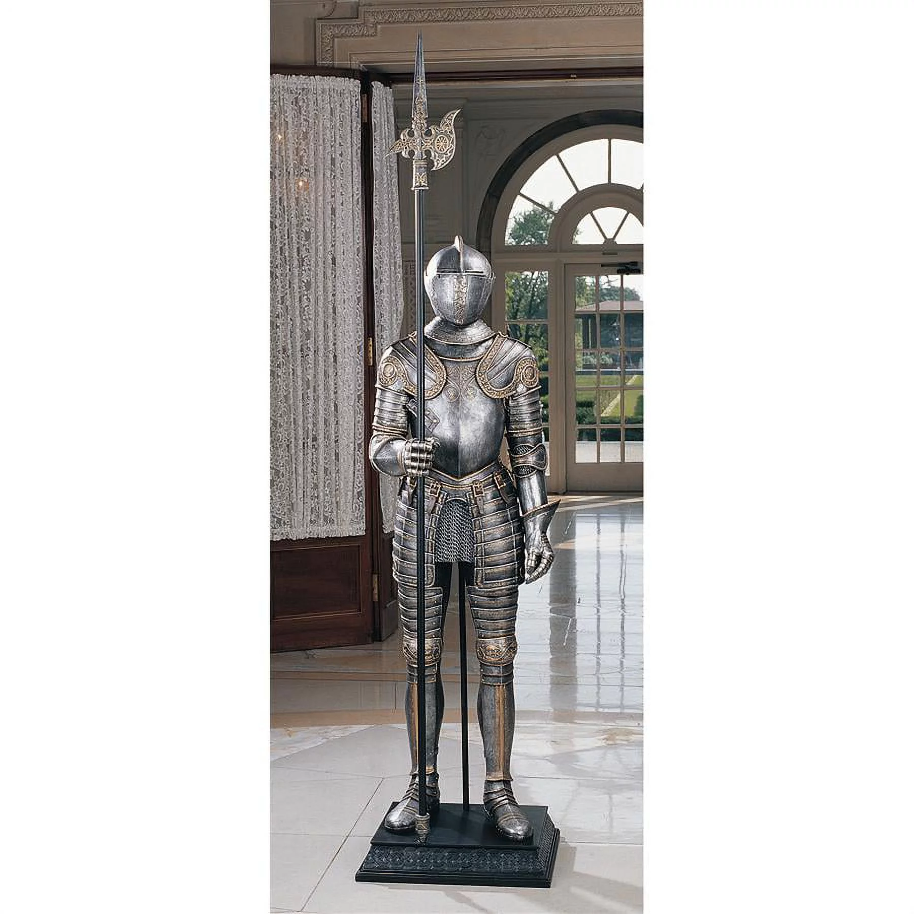 Design Toscano 16th Century Italian Armor with Halberd Medieval Knight ...