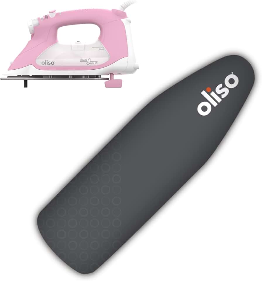 Oliso TG1600 Pro Plus 1800 Watt SmartIron with Auto Lift (Pink) & OLISO ...