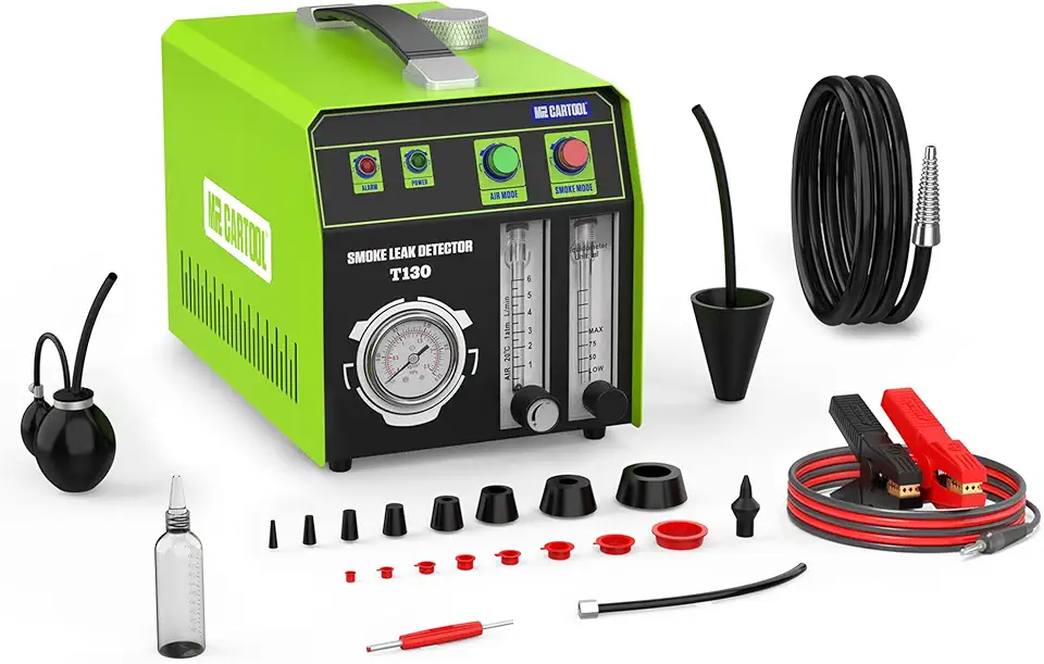 MR CARTOOL T130 Automotive EVAP Smoke Machine, Dual Mode 12V Car Fuel ...