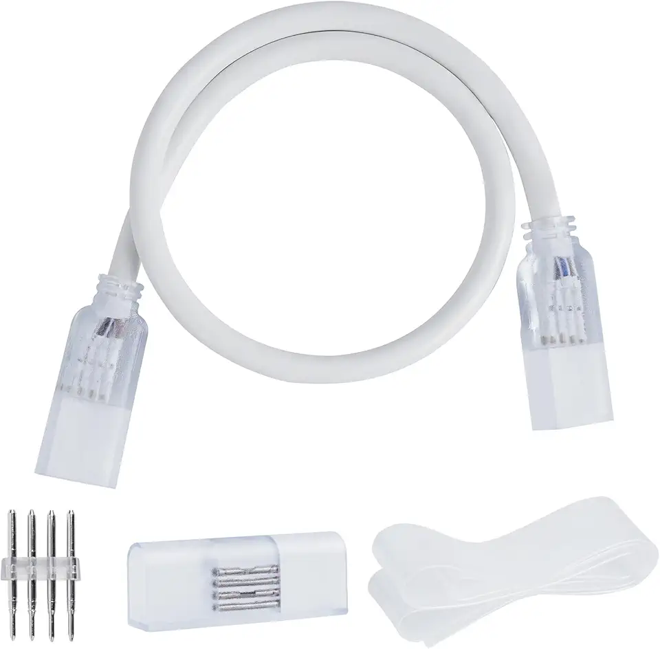 Shine Decor Bundle Products of Connector Pack with 40M/131.2ft LED RGB ...