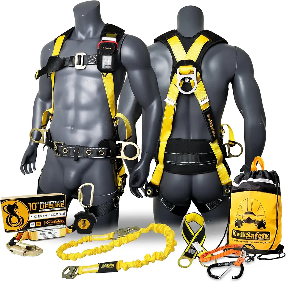 KwikSafety - Charlotte, NC - TYPHOON Safety Harness [KIT] Premium Back ...