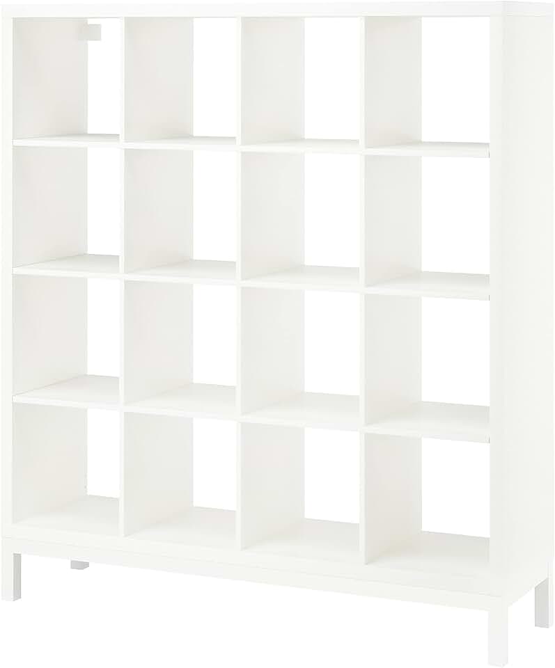 KALLAX shelving unit with underframe, 147x164 cm, white/white - Arizona ...