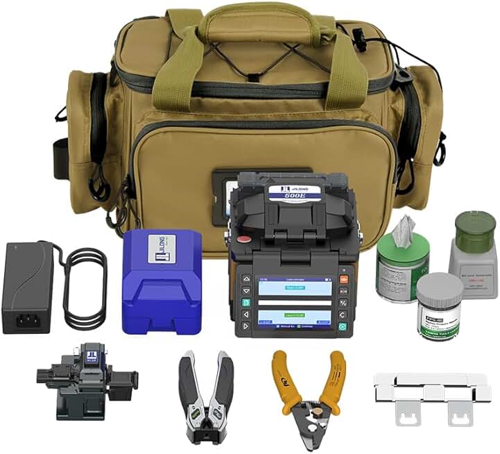 KL-500E Mini Fiber Optic Fusion Splicer, Core-core Splicing Machine for ...