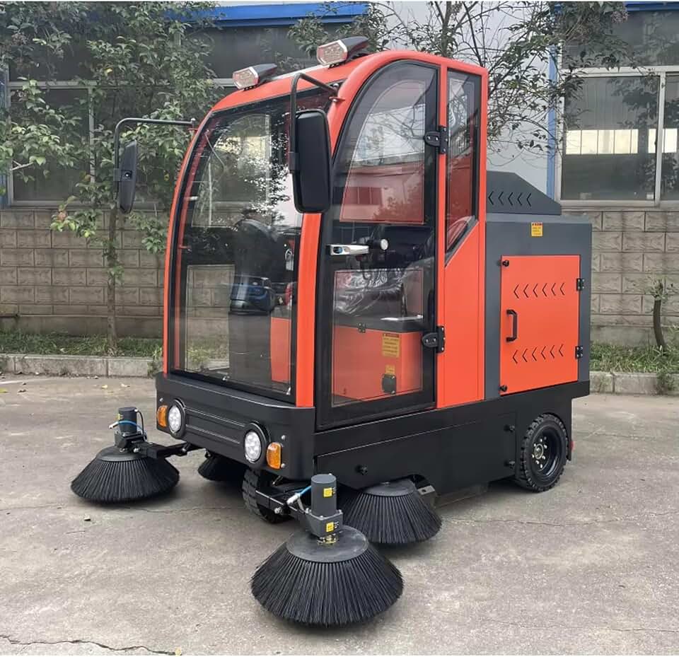 Industrial Electric Floor Sweeper Driving Type Road Sweeper - Costco ...