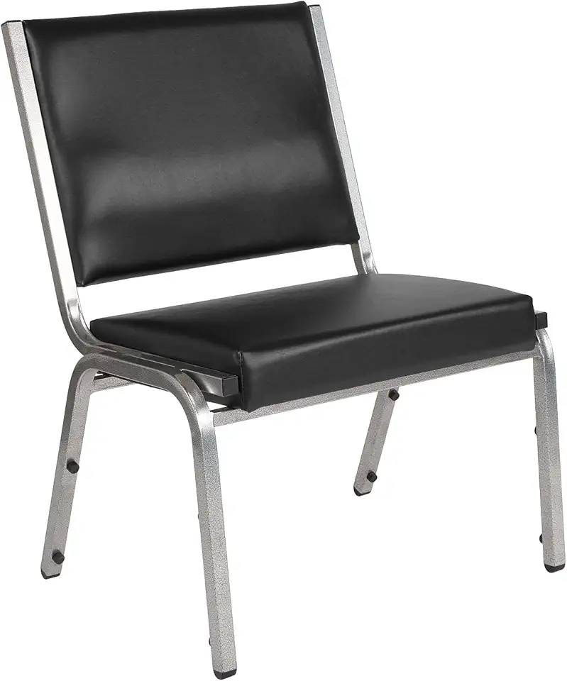 Flash Furniture HERCULES Series 1000 lb. Rated Black Antimicrobial ...