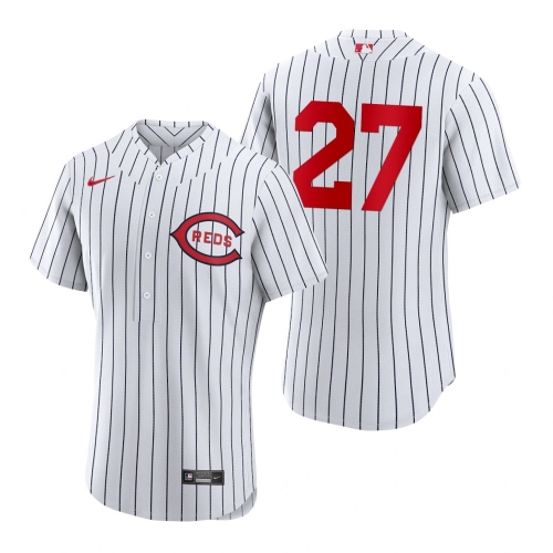Cincinnati Reds #27 Jake Fraley Men's 2022 Field Of Dreams MLB ...