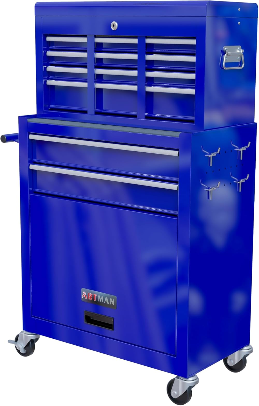 Tool Cabinets High Capacity Rolling Tool Chest with Wheels Sliding ...