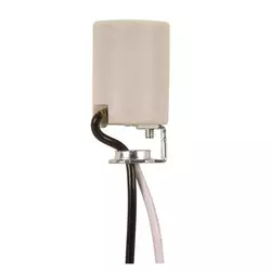 SATCO Porcelain 1/8 in. 75W 125V Intermediate Base Socket - Arizona Outlet